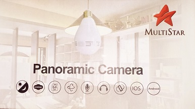 Caméra Cachée Wifi Smart Ampoule 2MP Multistar IP-R5-2MP | JANGA SHOP